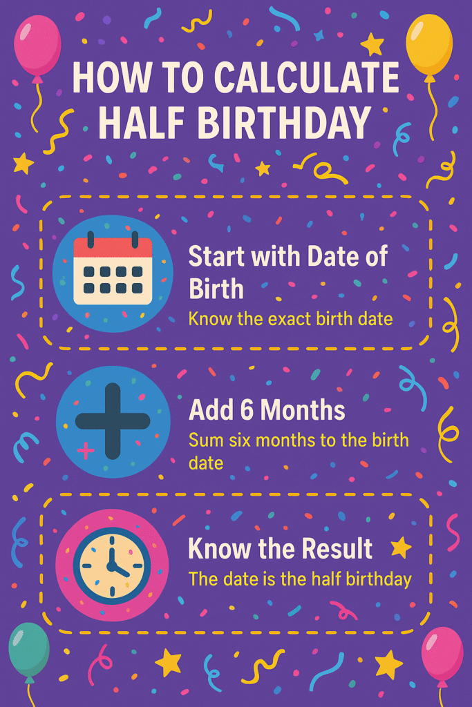 Home - Half Birthday Calculator